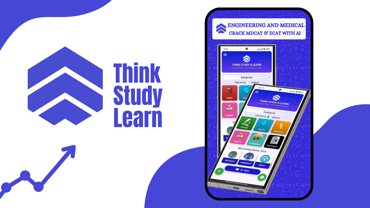 AI-Powered MDCAT, ECAT, NUMS & NET Preparation | Think Study Learn